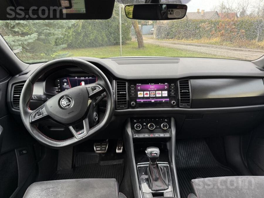 Balts Skoda Kodiaq 2019 Rīga, ar dzinēja tilpumu 2.00 L un nobraukumu 261 tūkst. km par 21500 €, foto 31 vietnē AUTOMOTO.COM.LV