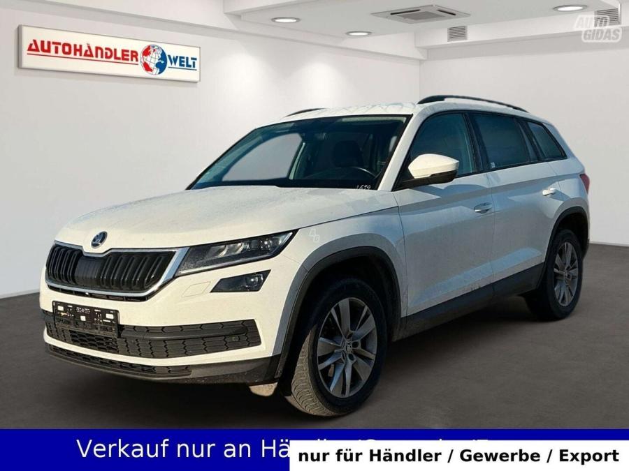 White Skoda Kodiaq 2019 in Kaunas, with an engine capacity of 2.00 L and mileage of 81 thousand km for 23429 €, photo 1 on AUTOMOTO.COM.LV