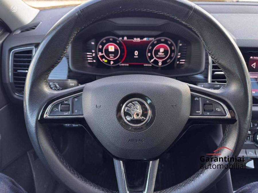 White Skoda Kodiaq 2019 in Vilnius, with an engine capacity of 1.97 L and mileage of 128 thousand km for 23250 €, photo 16 on AUTOMOTO.COM.LV