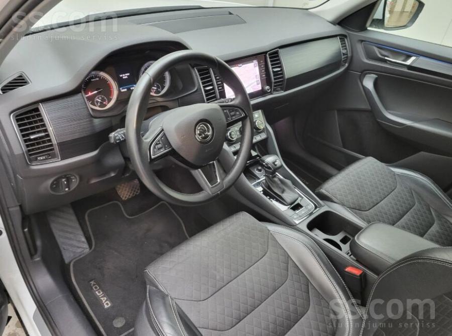 Balts Skoda Kodiaq 2019 Valmiera, ar dzinēja tilpumu 1.50 L un nobraukumu 159 tūkst. km par 20800 €, foto 5 vietnē AUTOMOTO.COM.LV