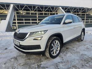 Balts Skoda Kodiaq 2019 Viļņa, ar dzinēja tilpumu 1.97 L un nobraukumu 123 tūkst. km par 24200 €, foto  vietnē AUTOMOTO.COM.LV
