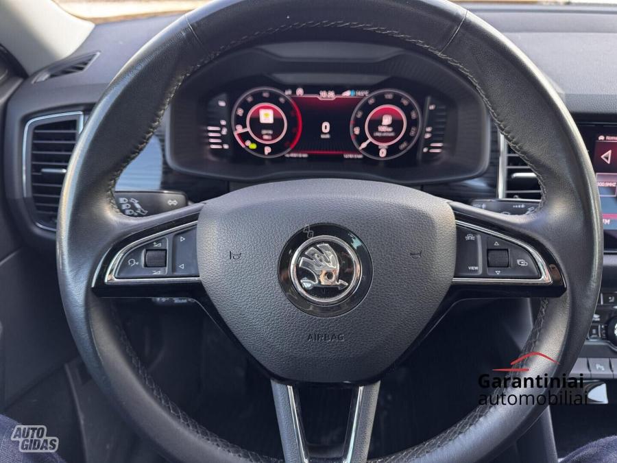 White Skoda Kodiaq 2019 in Avizieniai, with an engine capacity of 2.00 L and mileage of 128 thousand km for 22950 €, photo 16 on AUTOMOTO.COM.LV