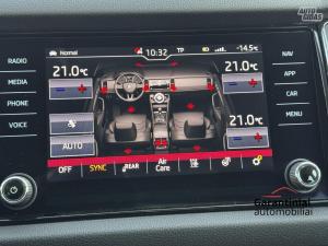 White Skoda Kodiaq 2019 in Avizieniai, with an engine capacity of 2.00 L and mileage of 128 thousand km for 22950 €, photo 30 on AUTOMOTO.COM.LV