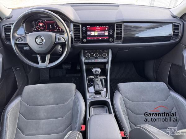 White Skoda Kodiaq 2019 in Avizieniai, with an engine capacity of 2.00 L and mileage of 128 thousand km for 22950 €, photo 7 on AUTOMOTO.COM.LV