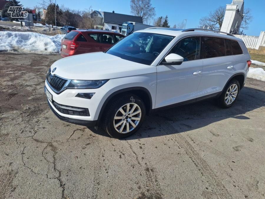 Balts Skoda Kodiaq 2019 Kelmė, ar dzinēja tilpumu 2.00 L un nobraukumu 219 tūkst. km par 20500 €, foto 1 vietnē AUTOMOTO.COM.LV