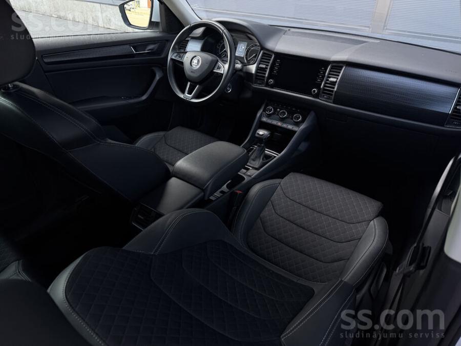Balts Skoda Kodiaq 2019 Rīga, ar dzinēja tilpumu 2.00 L un nobraukumu 154 tūkst. km par 19990 €, foto 14 vietnē AUTOMOTO.COM.LV