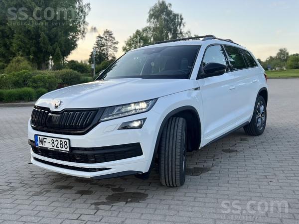 Белый Шкода Kodiaq 2019 в Огре, объемом двигателя 1.50 л и пробегом 130 тыс. км за 19950 €, фото 2 на AUTOMOTO.COM.LV