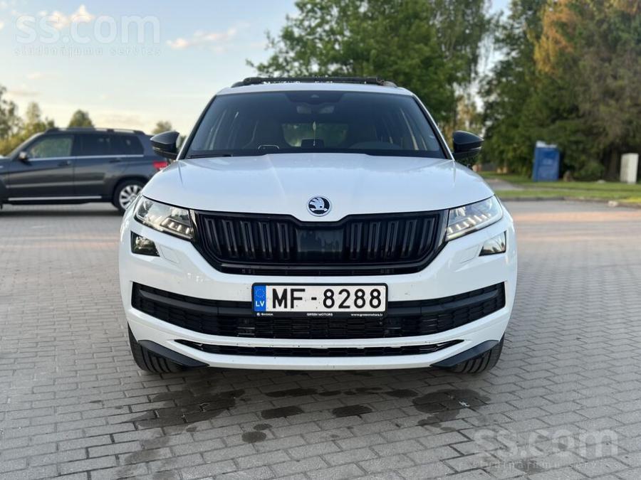 Белый Шкода Kodiaq 2019 в Огре, объемом двигателя 1.50 л и пробегом 130 тыс. км за 19950 €, фото 4 на AUTOMOTO.COM.LV