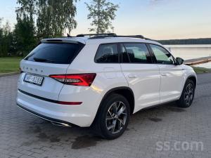 Белый Шкода Kodiaq 2019 в Огре, объемом двигателя 1.50 л и пробегом 130 тыс. км за 19950 €, фото 5 на AUTOMOTO.COM.LV