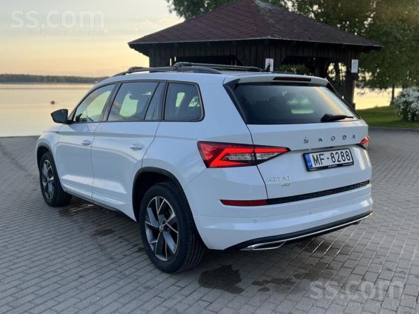 Белый Шкода Kodiaq 2019 в Огре, объемом двигателя 1.50 л и пробегом 130 тыс. км за 19950 €, фото 5 на AUTOMOTO.COM.LV