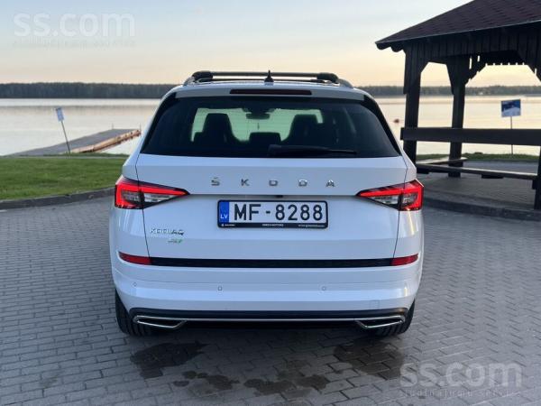 Белый Шкода Kodiaq 2019 в Огре, объемом двигателя 1.50 л и пробегом 130 тыс. км за 19950 €, фото 6 на AUTOMOTO.COM.LV