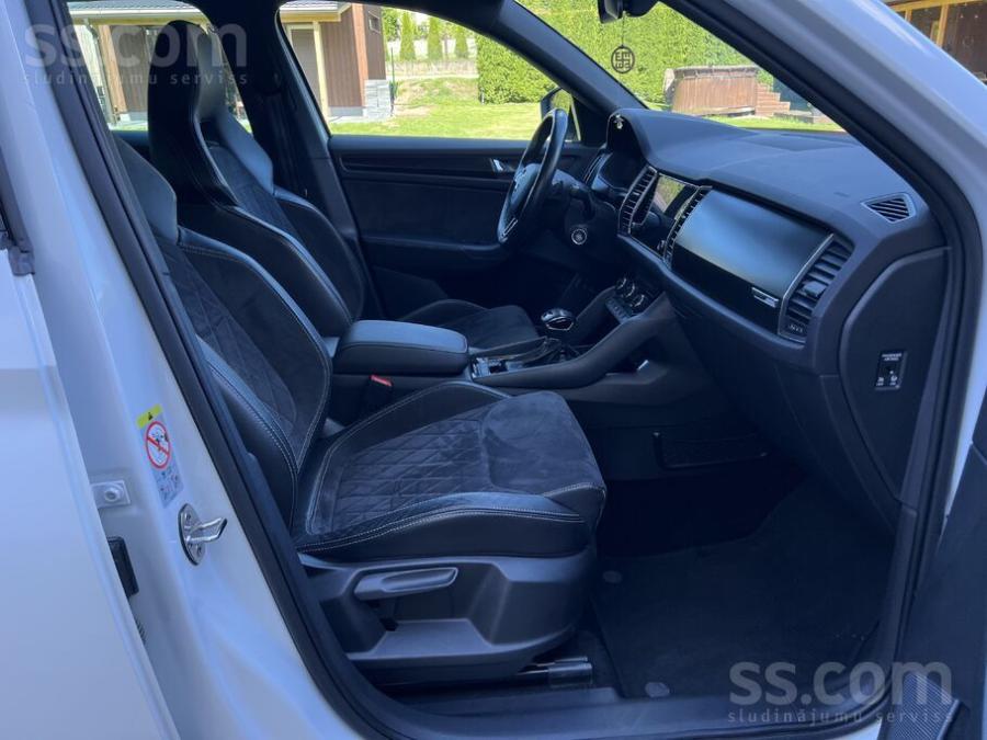 Белый Шкода Kodiaq 2019 в Огре, объемом двигателя 1.50 л и пробегом 130 тыс. км за 19950 €, фото 8 на AUTOMOTO.COM.LV