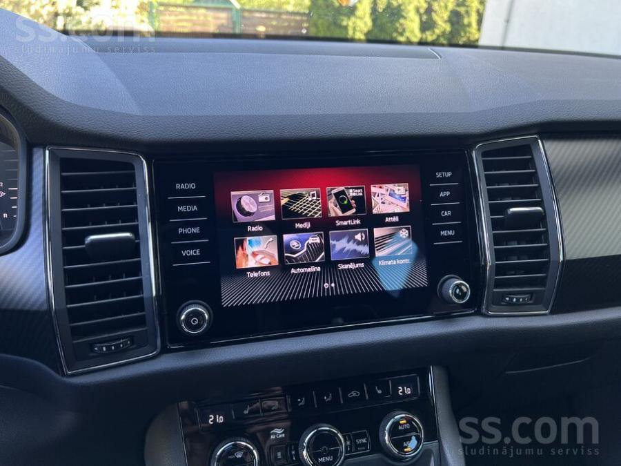 Белый Шкода Kodiaq 2019 в Огре, объемом двигателя 1.50 л и пробегом 130 тыс. км за 19950 €, фото 24 на AUTOMOTO.COM.LV