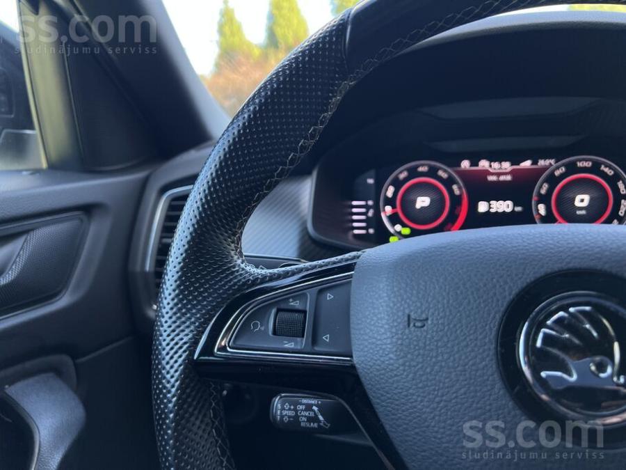 Белый Шкода Kodiaq 2019 в Огре, объемом двигателя 1.50 л и пробегом 130 тыс. км за 19950 €, фото 33 на AUTOMOTO.COM.LV