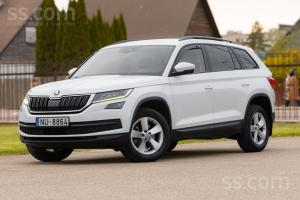 White Skoda Kodiaq 2019 in Riga, with an engine capacity of 2.00 L and mileage of 0 thousand km for 15500 €, photo  on AUTOMOTO.COM.LV