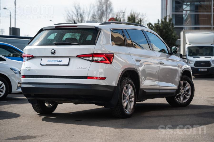 Белый Шкода Kodiaq 2019 в Рига, объемом двигателя 1.50 л и пробегом 90 тыс. км за 18990 €, фото 7 на AUTOMOTO.COM.LV
