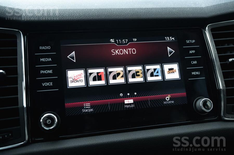 Белый Шкода Kodiaq 2019 в Рига, объемом двигателя 1.50 л и пробегом 90 тыс. км за 18990 €, фото 19 на AUTOMOTO.COM.LV