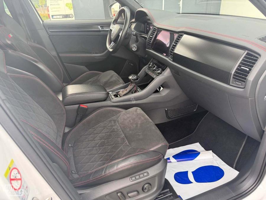Белый Шкода Kodiaq 2019 в Вильнюс, объемом двигателя 2.00 л и пробегом 222 тыс. км за 22300 €, фото 19 на AUTOMOTO.COM.LV