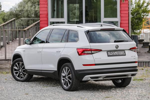 White Skoda Kodiaq 2019 in Riga, with an engine capacity of 2.00 L and mileage of 248 thousand km for 16990 €, photo 3 on AUTOMOTO.COM.LV