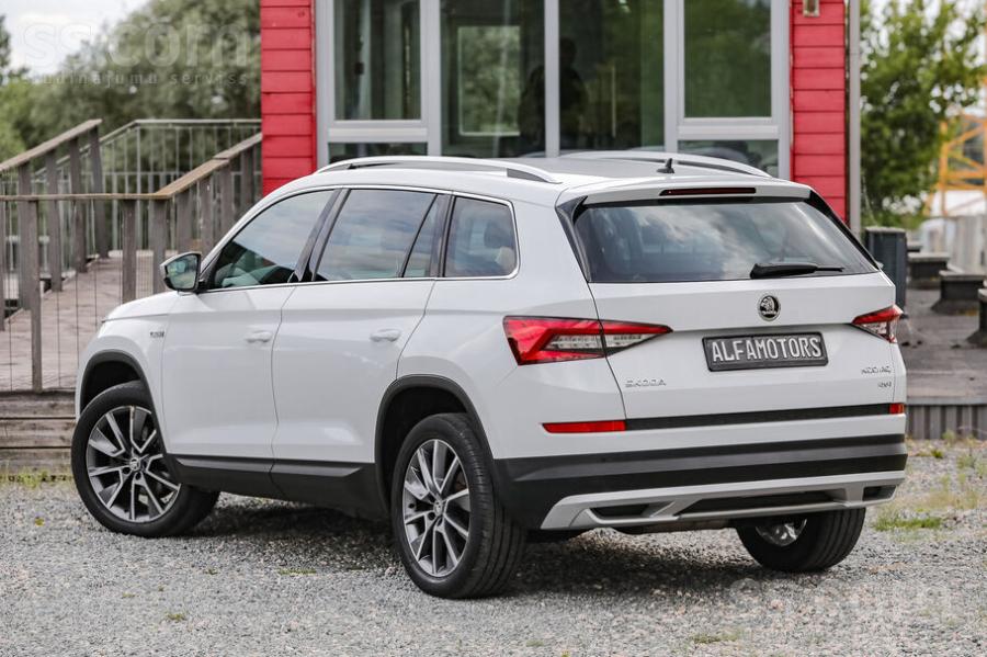 Balts Skoda Kodiaq 2019 Rīga, ar dzinēja tilpumu 2.00 L un nobraukumu 248 tūkst. km par 16990 €, foto 4 vietnē AUTOMOTO.COM.LV