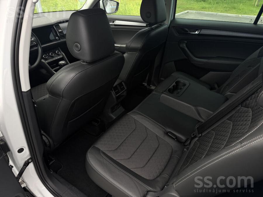White Skoda Kodiaq 2019 in Riga, with an engine capacity of 2.00 L and mileage of 154 thousand km for 19990 €, photo 10 on AUTOMOTO.COM.LV