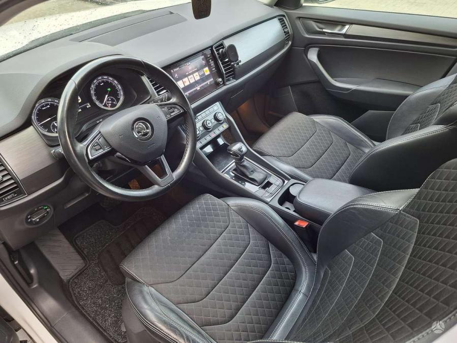 Белый Шкода Kodiaq 2019 в Шилуте, объемом двигателя 1.97 л и пробегом 395 тыс. км за 12900 €, фото 14 на AUTOMOTO.COM.LV