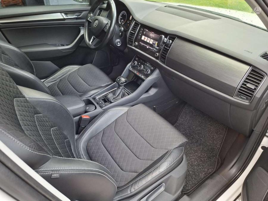 Белый Шкода Kodiaq 2019 в Шилуте, объемом двигателя 1.97 л и пробегом 395 тыс. км за 12900 €, фото 20 на AUTOMOTO.COM.LV