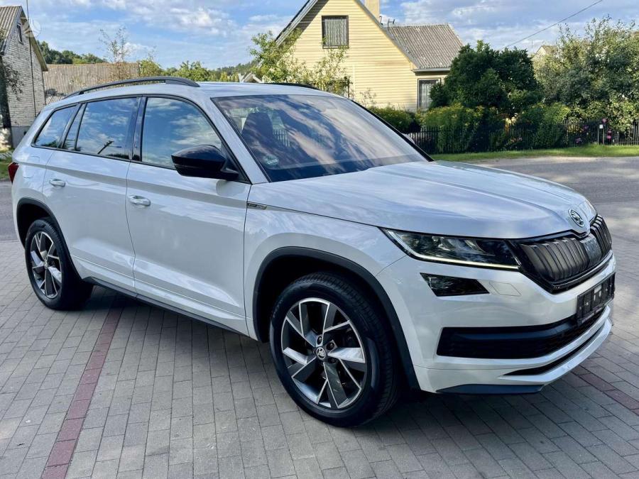 Белый Шкода Kodiaq 2019 в Пренай, объемом двигателя 1.97 л и пробегом 232 тыс. км за 18500 €, фото 7 на AUTOMOTO.COM.LV