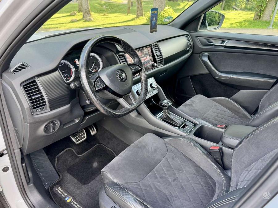 Белый Шкода Kodiaq 2019 в Пренай, объемом двигателя 1.97 л и пробегом 232 тыс. км за 18500 €, фото 11 на AUTOMOTO.COM.LV