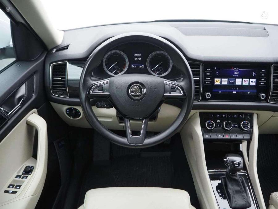 Белый Шкода Kodiaq 2019 в Вильнюс, объемом двигателя 1.97 л и пробегом 124 тыс. км за 22400 €, фото 21 на AUTOMOTO.COM.LV