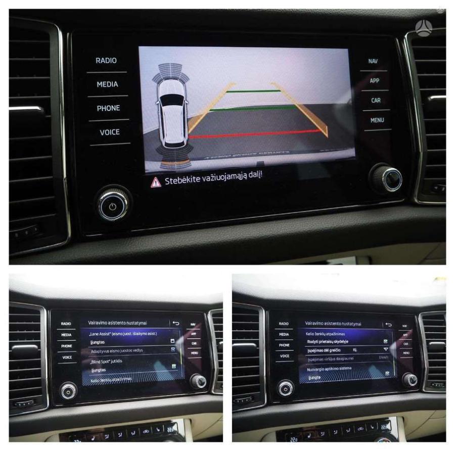 Белый Шкода Kodiaq 2019 в Вильнюс, объемом двигателя 1.97 л и пробегом 124 тыс. км за 22400 €, фото 22 на AUTOMOTO.COM.LV