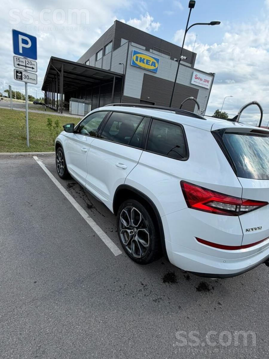 Белый Шкода Kodiaq 2019 в Лиепая, объемом двигателя 2.00 л и пробегом 190 тыс. км за 25300 €, фото 5 на AUTOMOTO.COM.LV