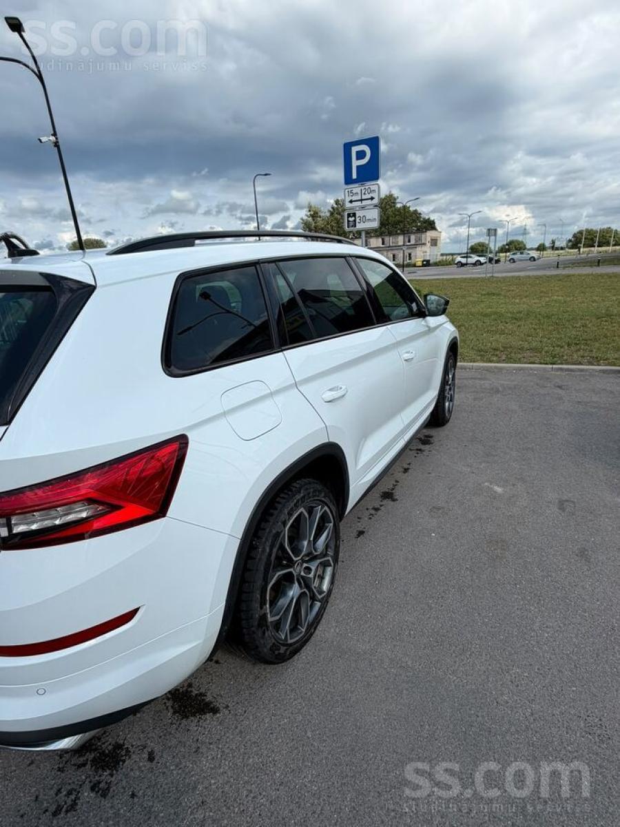 Белый Шкода Kodiaq 2019 в Лиепая, объемом двигателя 2.00 л и пробегом 190 тыс. км за 25300 €, фото 7 на AUTOMOTO.COM.LV
