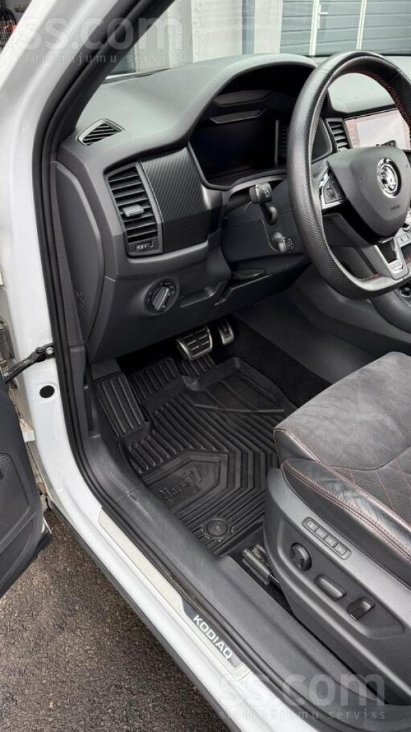 Белый Шкода Kodiaq 2019 в Лиепая, объемом двигателя 2.00 л и пробегом 190 тыс. км за 25300 €, фото 7 на AUTOMOTO.COM.LV