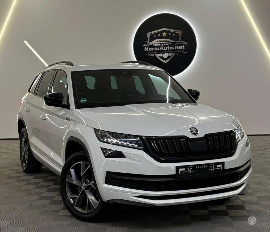 Белый Шкода Kodiaq 2019 в Мариямполе, объемом двигателя 1.97 л и пробегом 258 тыс. км за 17999 €, фото 1 на AUTOMOTO.COM.LV