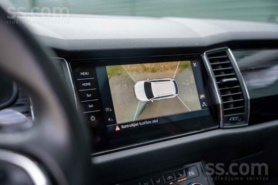 White Skoda Kodiaq 2019 in Riga, with an engine capacity of 1.50 L and mileage of 204 thousand km for 17900 €, photo 6 on AUTOMOTO.COM.LV