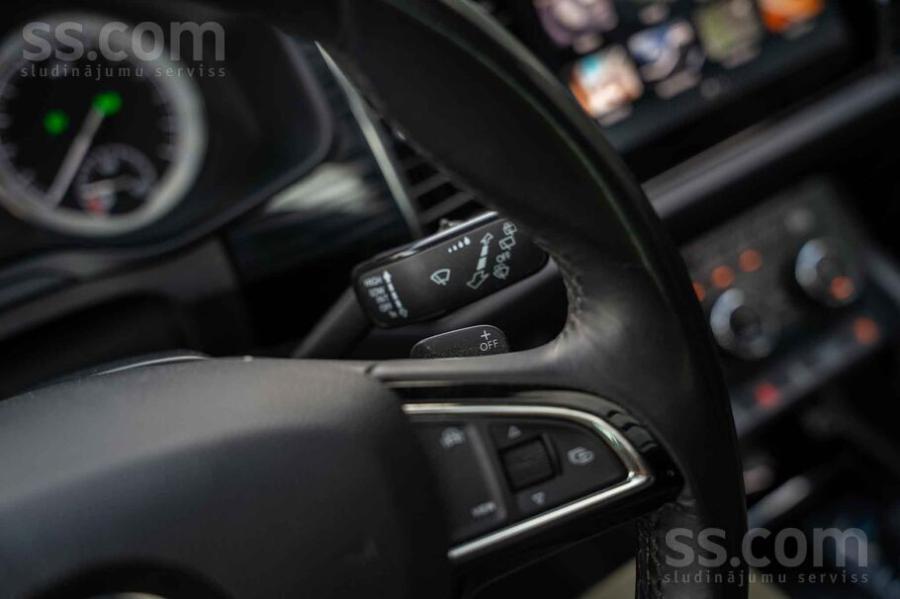 White Skoda Kodiaq 2019 in Riga, with an engine capacity of 1.50 L and mileage of 204 thousand km for 17900 €, photo 19 on AUTOMOTO.COM.LV