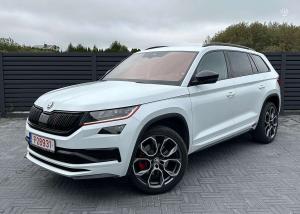 White Skoda Kodiaq 2019 in Kaunas, with an engine capacity of 1.97 L and mileage of 200 thousand km for 22680 €, photo  on AUTOMOTO.COM.LV