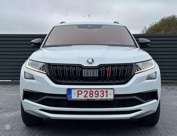 Белый Шкода Kodiaq 2019 в Каунас, объемом двигателя 1.97 л и пробегом 200 тыс. км за 22680 €, фото 3 на AUTOMOTO.COM.LV