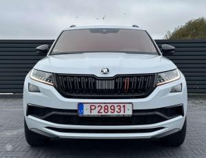 White Skoda Kodiaq 2019 in Kaunas, with an engine capacity of 1.97 L and mileage of 200 thousand km for 22680 €, photo 3 on AUTOMOTO.COM.LV