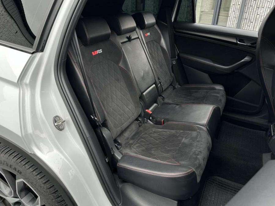 White Skoda Kodiaq 2019 in Kaunas, with an engine capacity of 1.97 L and mileage of 200 thousand km for 22680 €, photo 34 on AUTOMOTO.COM.LV