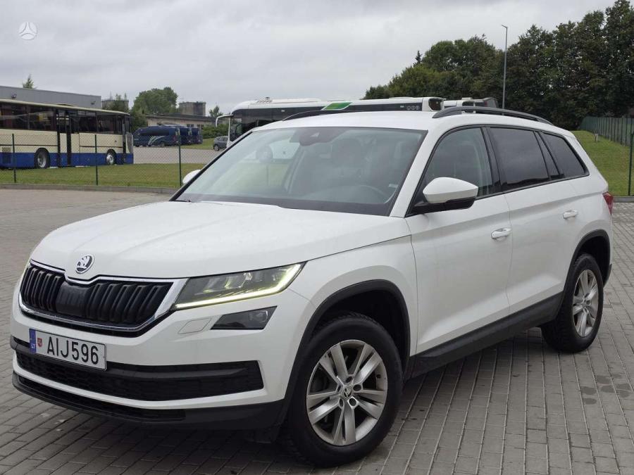 Белый Шкода Kodiaq 2019 в Шилуте, объемом двигателя 1.97 л и пробегом 395 тыс. км за 12600 €, фото 3 на AUTOMOTO.COM.LV
