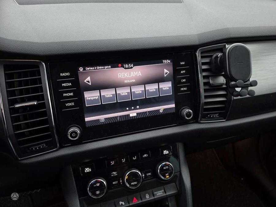 Белый Шкода Kodiaq 2019 в Шилуте, объемом двигателя 1.97 л и пробегом 395 тыс. км за 12600 €, фото 25 на AUTOMOTO.COM.LV