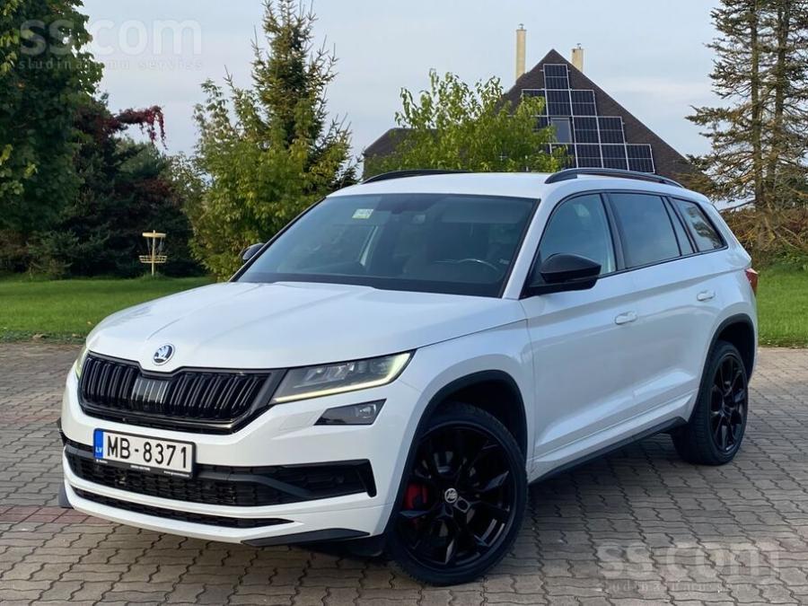 Белый Шкода Kodiaq 2019 в Рига, объемом двигателя 2.00 л и пробегом 222 тыс. км за 21580 €, фото 4 на AUTOMOTO.COM.LV