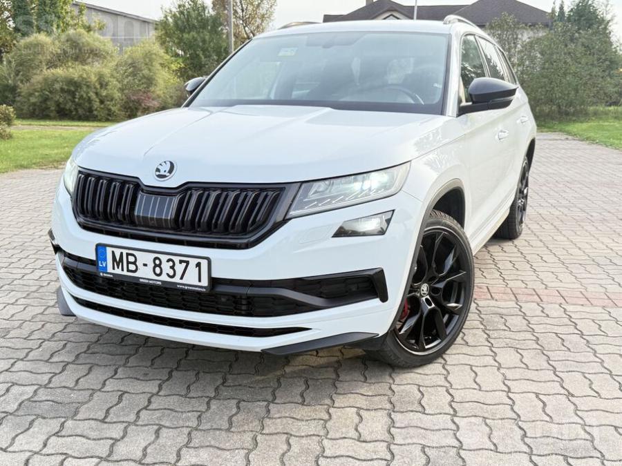 Белый Шкода Kodiaq 2019 в Рига, объемом двигателя 2.00 л и пробегом 222 тыс. км за 21580 €, фото 12 на AUTOMOTO.COM.LV