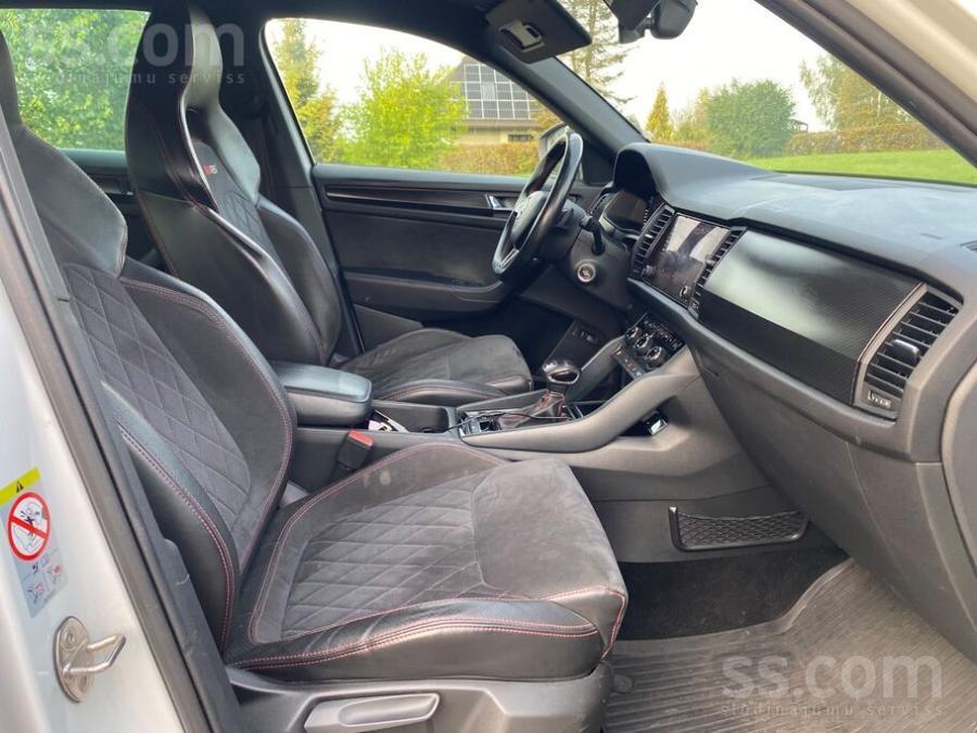 Белый Шкода Kodiaq 2019 в Рига, объемом двигателя 2.00 л и пробегом 222 тыс. км за 21580 €, фото 13 на AUTOMOTO.COM.LV