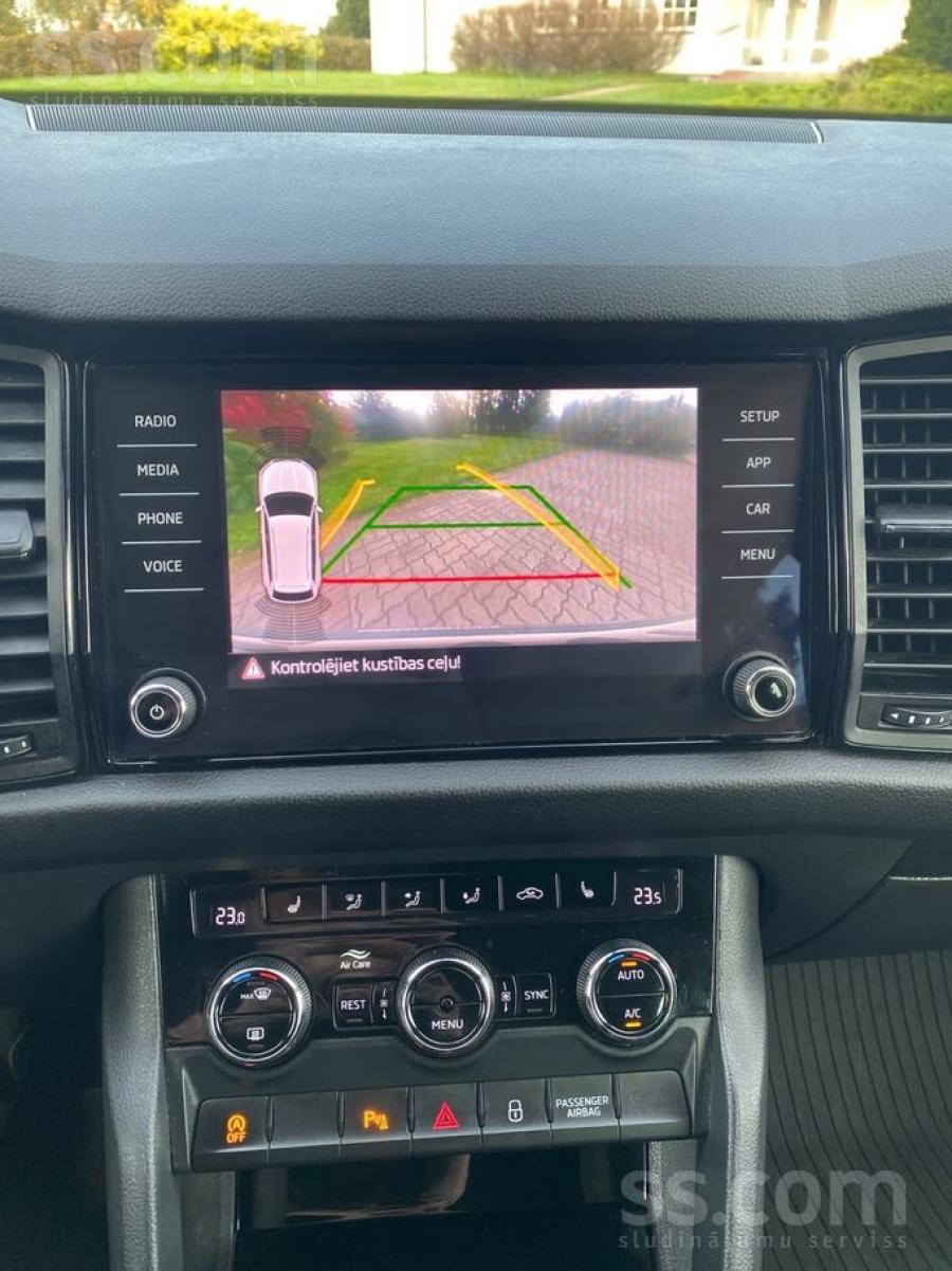 Белый Шкода Kodiaq 2019 в Рига, объемом двигателя 2.00 л и пробегом 222 тыс. км за 21580 €, фото 19 на AUTOMOTO.COM.LV