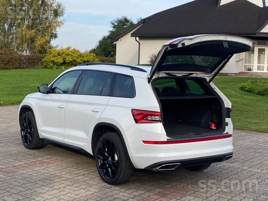 Белый Шкода Kodiaq 2019 в Рига, объемом двигателя 2.00 л и пробегом 222 тыс. км за 21580 €, фото 23 на AUTOMOTO.COM.LV