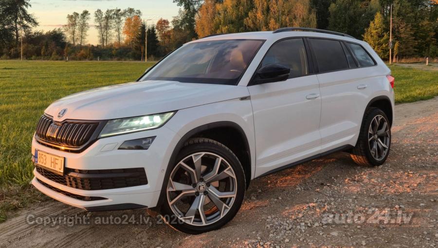Белый Шкода Kodiaq 2019 в Тарту, объемом двигателя 2.00 л и пробегом 203 тыс. км за 23900 €, фото 1 на AUTOMOTO.COM.LV