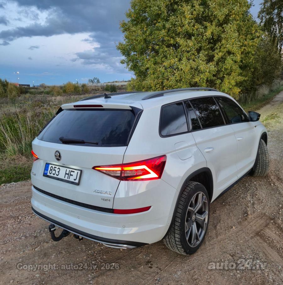 Белый Шкода Kodiaq 2019 в Тарту, объемом двигателя 2.00 л и пробегом 203 тыс. км за 23900 €, фото 8 на AUTOMOTO.COM.LV